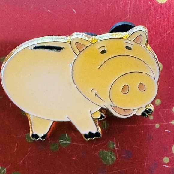 Toys | Rare Disney Pixar Hamm Piggy Bank Toy Story Retro Pin Button ...